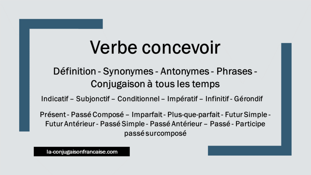 Verbe contenir conjugaison, définition, synonyme, antonyme 1